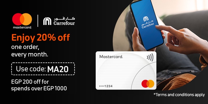 MasterCard Offers - Up to EGP 200 Off! Carrefour Egypt
