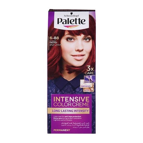Palette Intensive Color Cream Hair Dye, Glowing Chestnut - 6-88 price ...