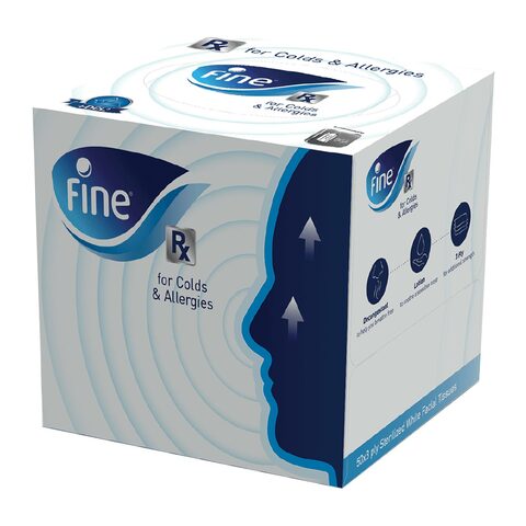 Fine RX sterilized facial tissues for flu allergies 50 price in Saudi ...