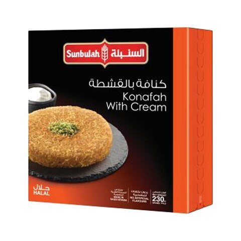 Sunbulah konafa cream + syrup 270g price in Saudi Arabia | Carrefour ...