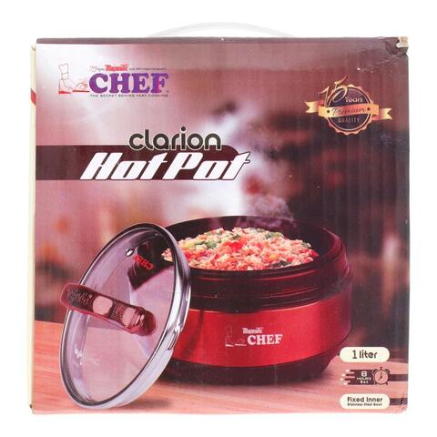 Buy Chef Cooking Hot Pot With Lid 1 lt Online | Carrefour Pakistan