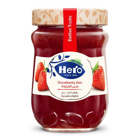 Hero Strawberry Jam - 350 gm price in Egypt | Carrefour Egypt ...