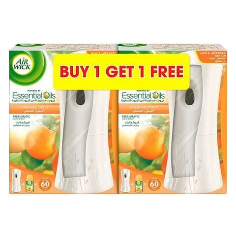 Air Wick Freshmatic Auto Spray Kit Sparkling Citrus 250ml Pack of 2 ...