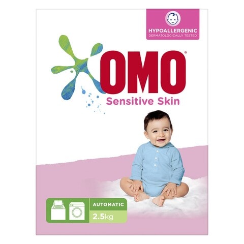 OMO Front Load Laundry Detergent Powder Sensitive Skin 2.5kg price in ...