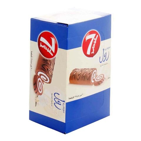 7 Days Vanilla Mini Cake Roll 20g Pack of 12 price in UAE | Carrefour ...