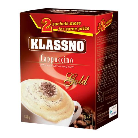 Klassno gold capucino 18 g x 8 + 2 free price in Saudi Arabia ...