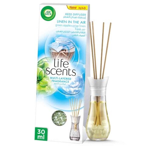 Airwick Life Scents Linen In The Air Fragrance Reed Diffuser 30 ml ...