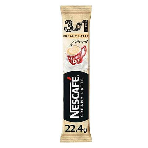 Nescafe 3in1 Creamy Latte Coffee Stick 22.5g price in UAE | Carrefour ...