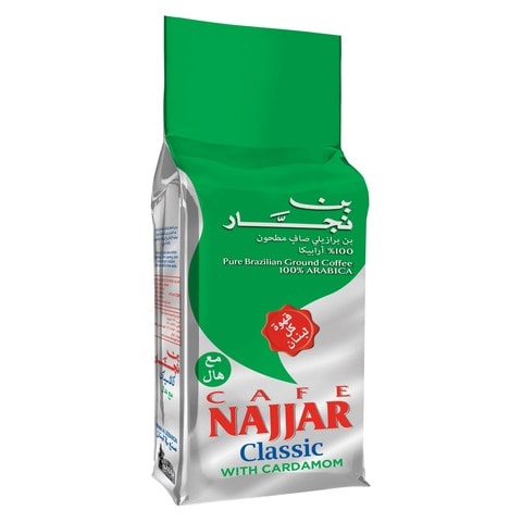 Cafe Najjar Classic Pure Brazilian Ground Coffee With Cardamom 200g ...