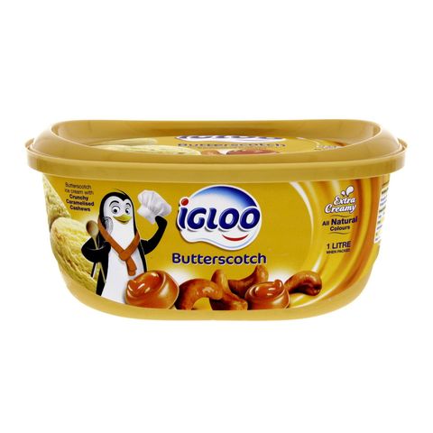 Igloo Butterscotch Ice Cream 1L price in UAE | Carrefour UAE ...
