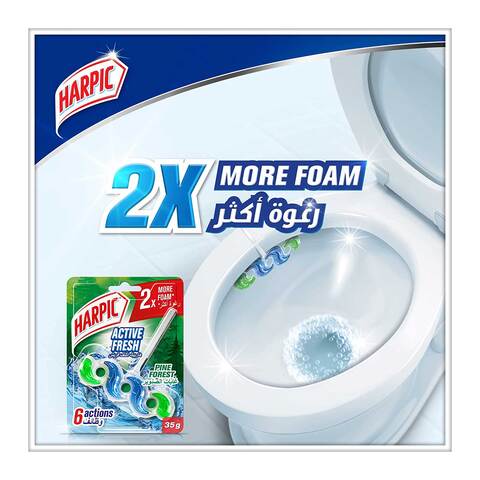 Buy Harbic Toilet Cleaning Blocks - Pine Forest Scent - 35 gram Online ...