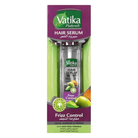 Buy Vatika Natural Frizz Control Hair Serum 47ml Online | Carrefour Kuwait