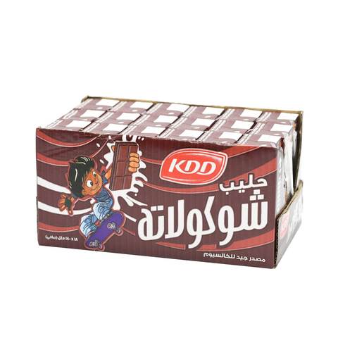 Kdd Milk Chocolate Long Life 180 mlx18Pieces Online | Carrefour KSA