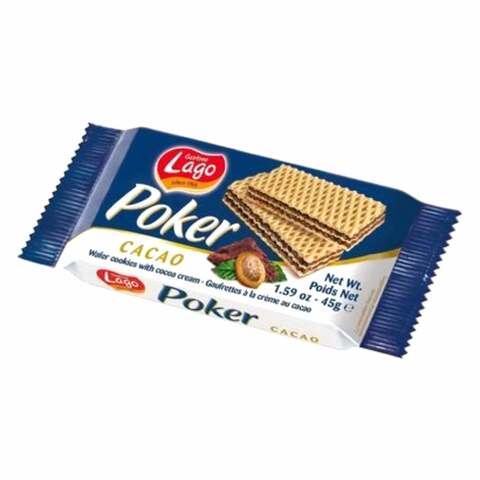 Buy Gastone Lago Poker Cacao Wafer 45g Online - Carrefour Kenya