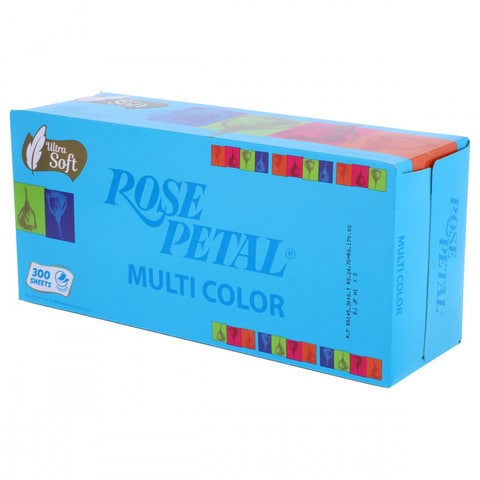 Buy Rose Petal Multi Colour Tissues Online | Carrefour Pakistan