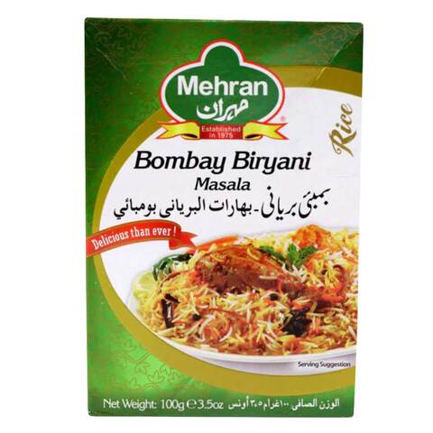 Mehran Bombay Biryani Masala 100g price in Kuwait | Carrefour Kuwait ...