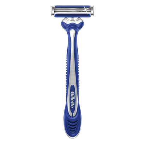 Gillette Blue 3 Comfort Disposable Razor 3 Pieces Online | Carrefour Qatar