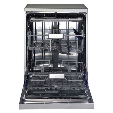 Buy LG QuadWash Dishwasher Stainless Steel 10 Place DFB512FP Silver ...