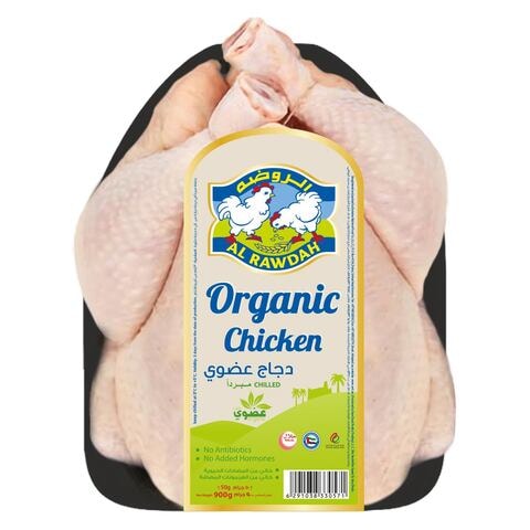 Al Rawdah Organic Chicken Tray 900g price in UAE | Carrefour UAE ...