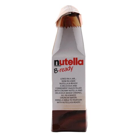 Buy Nutella Ferrero B-Ready Snack Hazelnut Chocolate Wafer 132g Online ...