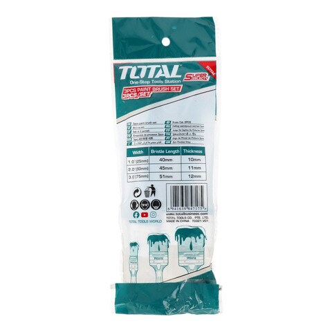 Buy Total Paint Brush Set (Pack of 3) Online | Carrefour Pakistan