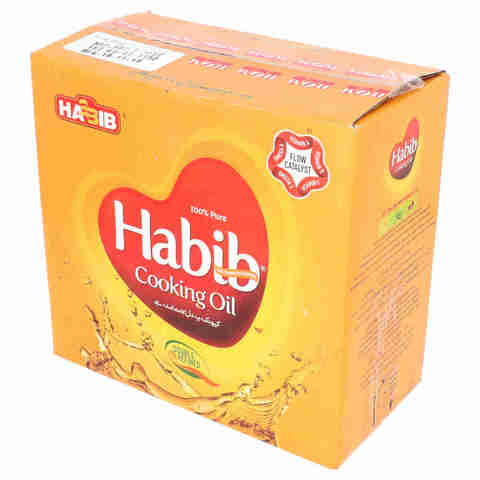 Buy Habib Cooking Oil Double Refined 1 Litre x 5 Online | Carrefour ...