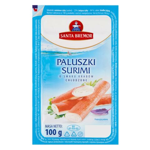 Santa Bremor Chilled Crab Sticks 100g price in UAE | Carrefour UAE ...