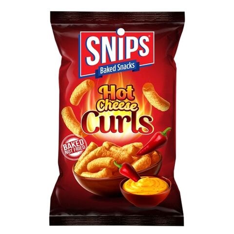 Snips Hot Cheese Curls Baked Snacks 220g price in UAE | Carrefour UAE ...
