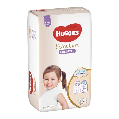 Huggies 6 Extra Care culottes 15-25kg x40 price in Saudi Arabia ...