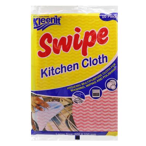 Kleenit Swipe Kitchen Cloth Large 10 Pieces
