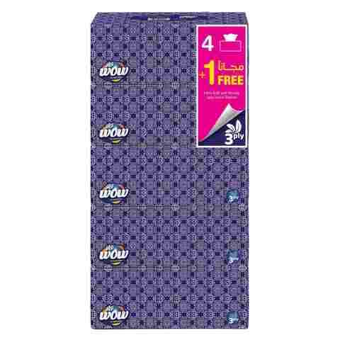 Wow Facial Tissue 200 Sheets 3Ply (4+1) price in UAE | Carrefour UAE ...
