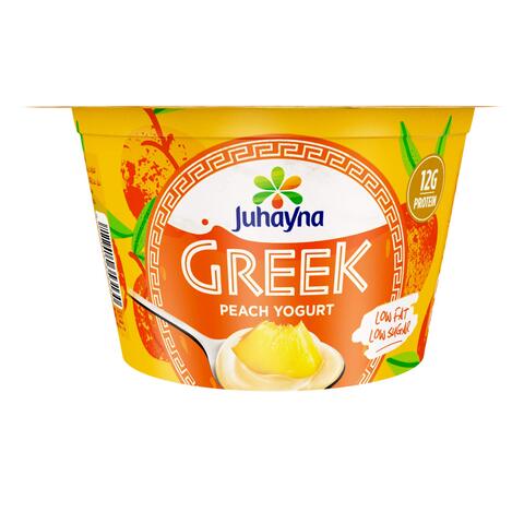 Juhayna Greek Yogurt with Peach - 180 gram price in Egypt | Carrefour ...