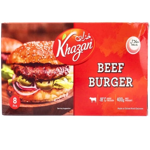 KHAZAN BEEF BURGER 400G price in Kuwait | Carrefour Kuwait ...