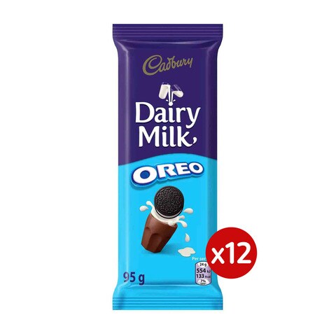 Cadbury Dairy Milk Oreo Chocolate - 95 grams - 12 Pieces Online ...