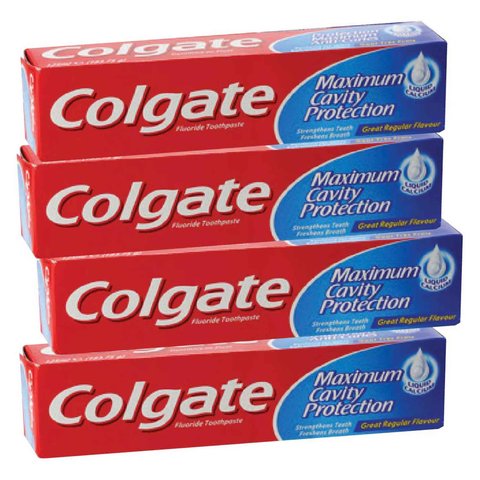 Colgate Maximum Cavity Protection Toothpaste 100 mlx4 price in Kuwait ...