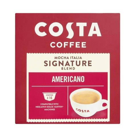 Costa Mocha Italia Signature Blend Americano Coffee Capsules 7g Pack of ...
