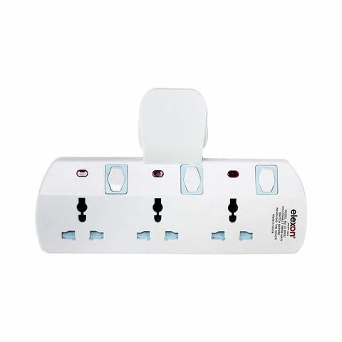 سعر Elexon 3 Way Multi Universal Adaptor Socket White فى الامارات ...