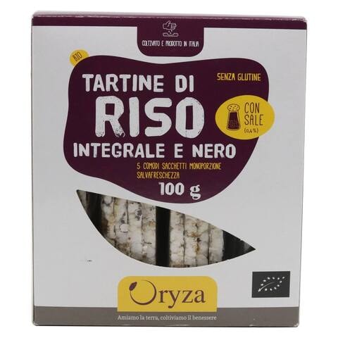Oryza Gluten-Free Black And Whole Rice Canapes 100g price in UAE ...
