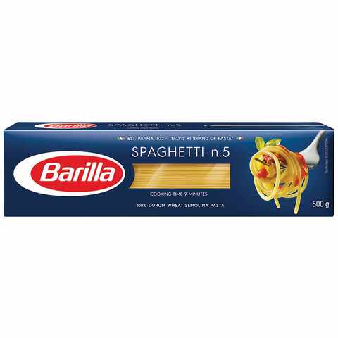 Barilla Spaghetti No.5 Pasta 500g price in UAE | Carrefour UAE ...
