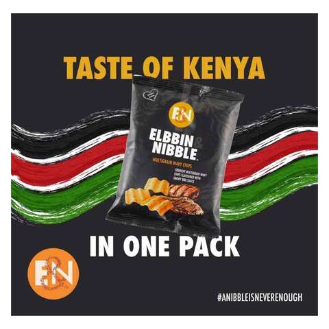 Buy Elbbin & Nibble Wavy Barbeque Chips Stick 60g Online - Carrefour Kenya