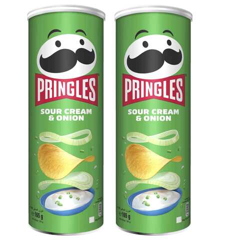 سعر Pringles Sour Cream And Onion Potato Chips 165g فى الامارات ...
