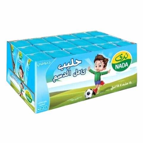Nada Full Cream Fresh Milk 125ml x 18 Pieces price in Kuwait ...