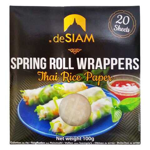 De Siam Spring Roll Wrappers 100g price in UAE | Carrefour UAE ...