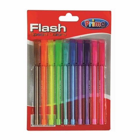 Prima Flash Ball Pen - 10 Pieces price in Egypt | Carrefour Egypt ...