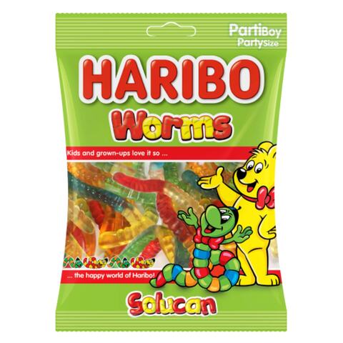 Buy Haribo Halal Worms Gummy Candy 80g Online - Carrefour Kenya