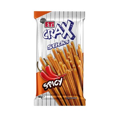 Buy Eti Crax Sticks Spicy 45GR Online - Shop Food Cupboard on Carrefour ...