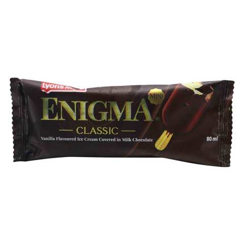 Lynos Maid Enigma Mini Classic Vanilla Milk Chocolate Ice Cream 80ml