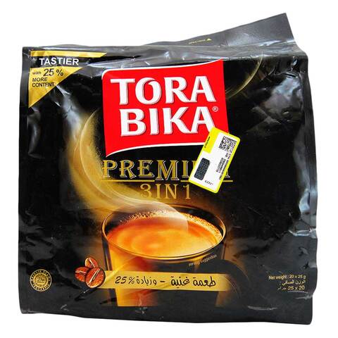 Torabika 3 in 1 Instant Coffee 25g x Pack of 20 price in Kuwait | Carrefour Kuwait | supermarket ...
