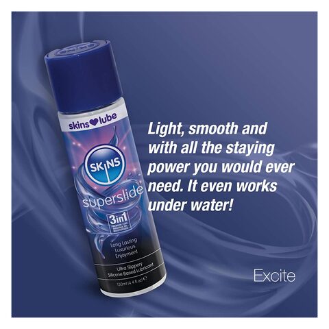 Buy Skins Super Slide Silicone Based Lubricant 130ml Online - Carrefour Kenya