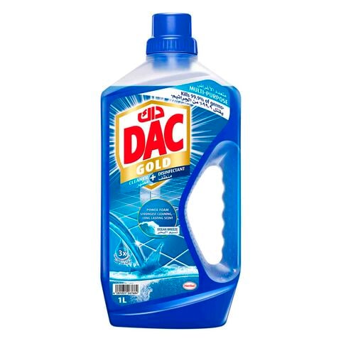 Dac Gold Multi-Purpose Disinfectant Liquid Cleaner Ocean Breeze 1L ...